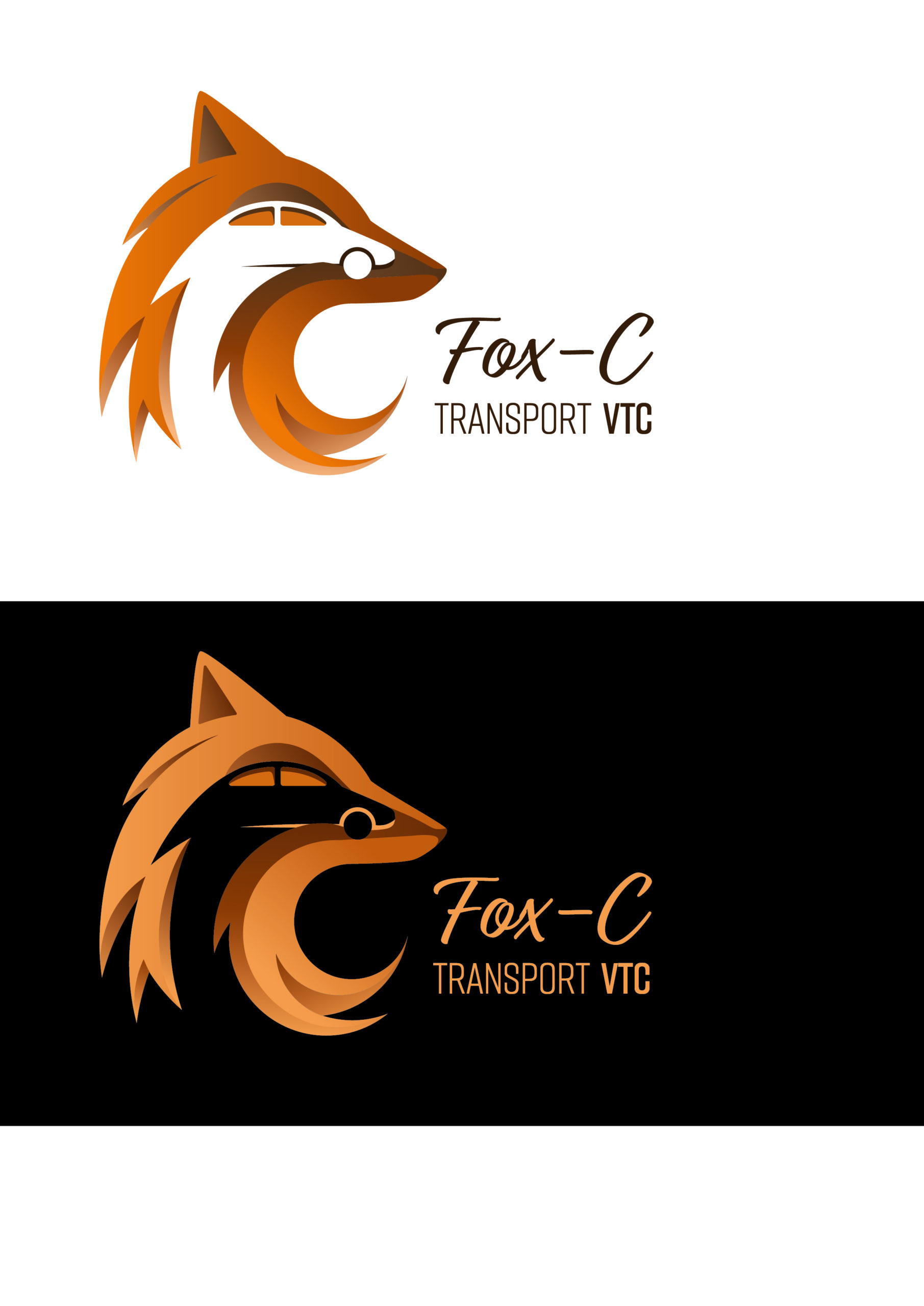 Logo Fox-C transport VTC – Auriane Vicente